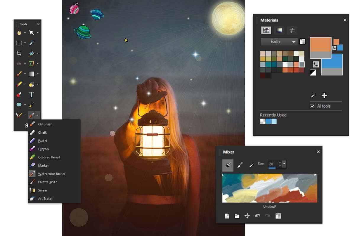 Photo editing software – PaintShop Pro 2020